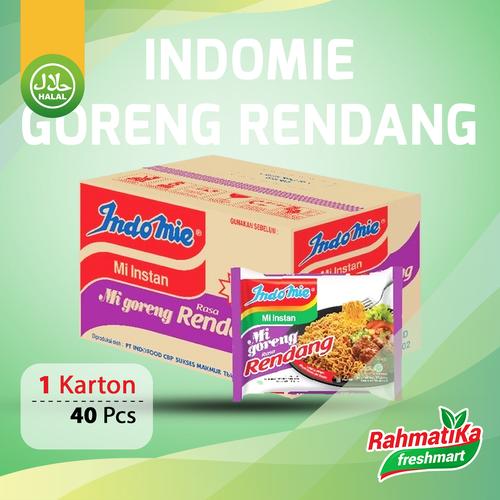 Jual Indomie Mi Instan Goreng Rendang 1 Dus/Karton (Isi 40 Pcs) - Kota ...