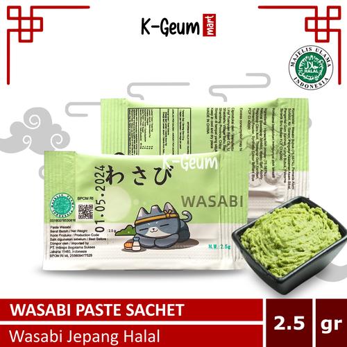 Jual Wasabi Paste Sachet | Wasabi Sachet Halal MUI 2.5 Gram - Kab ...