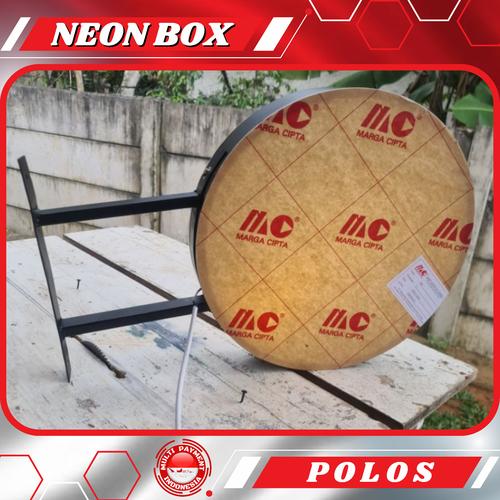 Jual NEON BOX BULAT 2SISI POLOS TANPA STIKER DIAMETER 40-50-60 - Kab ...