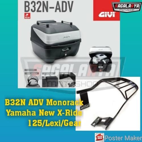 Jual Paket Box Givi 32 B32N ADV monorack Xride125 Lexi Gear gpsport ...