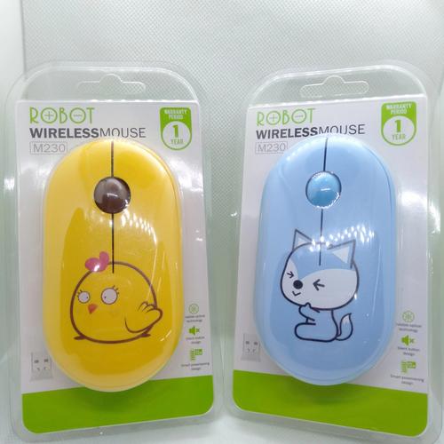 Jual mouse wireless robot m230 silent button design - Kota Malang ...
