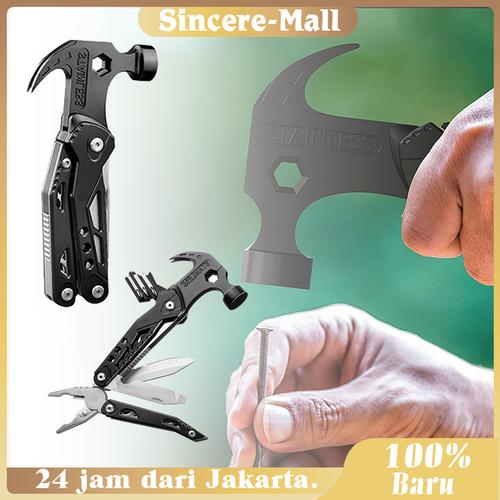 Jual Multifungsi Camping Hammer Portable Tang Lipat Tang Jendela Rusak Palu - Hitam - Kota ...