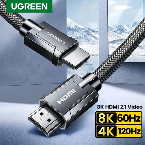 Jual UGREEN Cable HDMI 2.1 8K FUHD 1M 3M 5M 10M 15M Kabel HDMI Premium - 1M 8K FUHD - Kota ...