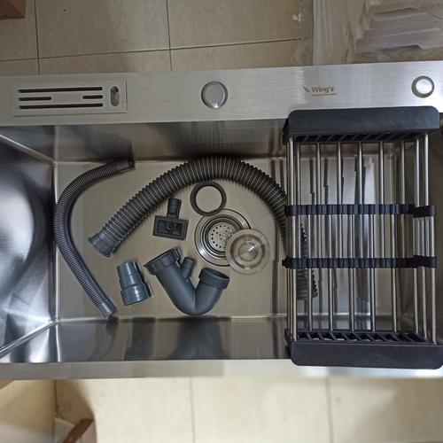 Jual kitchen zink WINGS 7545 STAINLESS model Bolzano /body only ...