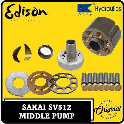 Jual SAKAI SV512 DYNAPAC CA251 Middle Pump Block Piston Plate Kawasaki ...