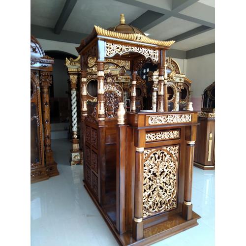 Jual Mimbar masjid dengan tiang mimbar kayu jati terlaris - Kab. Jepara ...