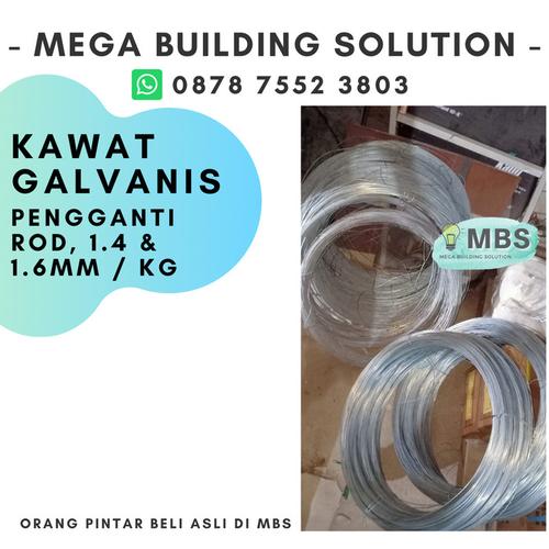 Jual Kawat Seng Galvanis / Kawat Besi Baja 14 dan 16 m4/kg - Jakarta Barat - Mega Building ...