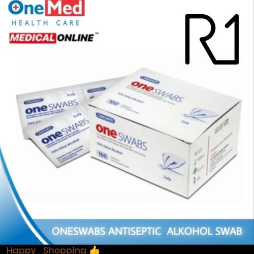 Jual Tisu alkohol oneswab onemed | alkohol swab | one swab onemed isi ...