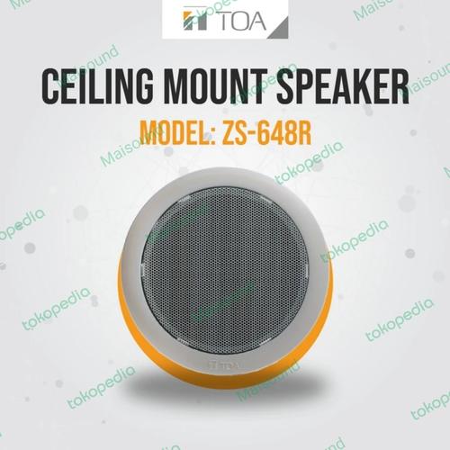Jual CELLING SPEAKER TOA ZS 648R CEILING PLAFON TOA ZS648R ZS 648 R ...