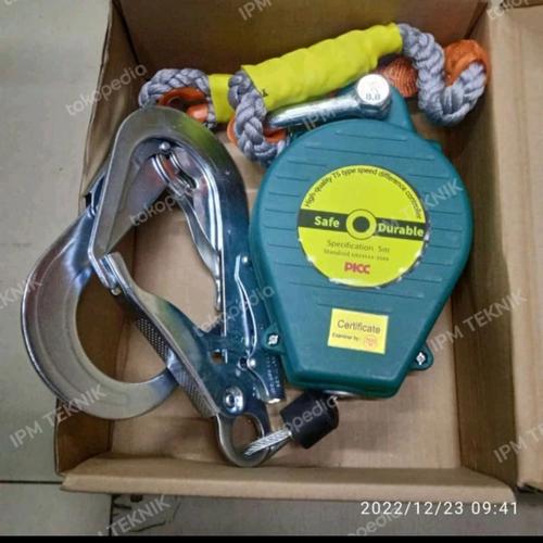 Jual Fall arrester 15m retractable lifeline safety prevention 15 m ...