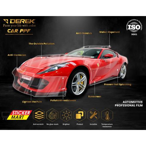 Jual CAR PPF DEREK Automotive Profesional Film 152 cm x 15 m - TPU ...