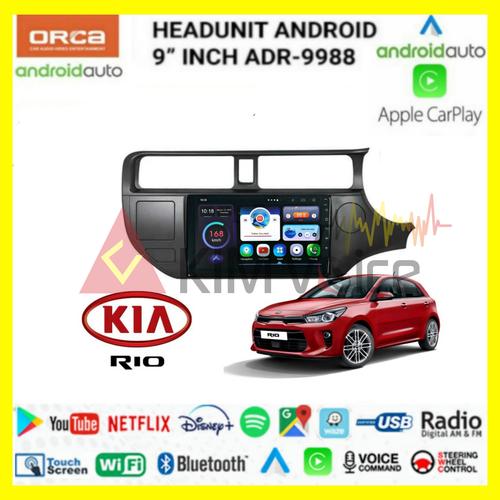 Jual Head Unit Android Orca 9 inch OEM Kia Rio 2012 up Voice Command ...