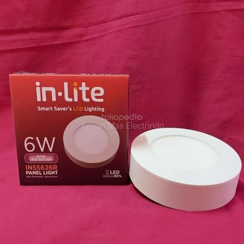 Jual INLITE LAMPU DOWNLIGHT LED PANEL INPS628R 6W 6WATT BULAT OUTBOW ...