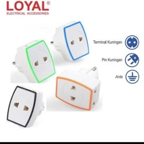 Jual Steker / Colokan T Multi / Cabang 3 SNI Loyal LY 913 - DEXTA ...
