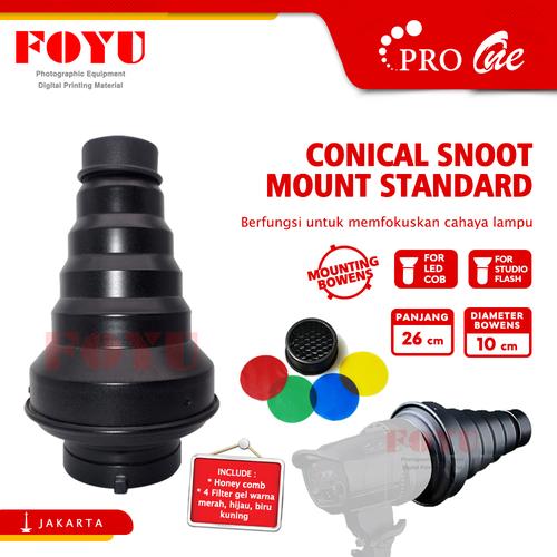 Jual Pro One | Snoot for Studio Flash Mount Standard - Jakarta Selatan ...