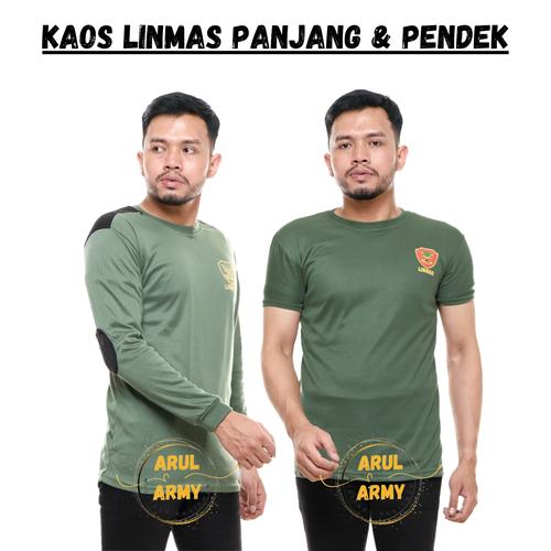 Jual GROSIR ! KAOS LINMAS LENGAN PENDEK PANJANG SERAGAM LINMAS LAPANGAN ...