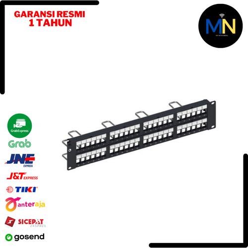Jual AMP COMMSCOPE 760237041 Blank Patch Panel 48 port Unloaded ...