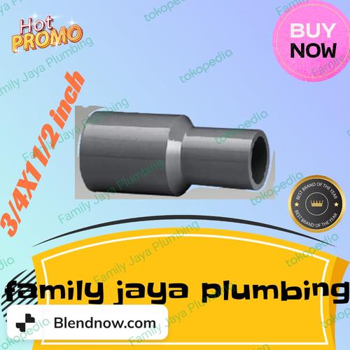 Jual Reducing Socket AW 3/4 X 1/2 inchi reducer Flok sok Vlok Sock ...