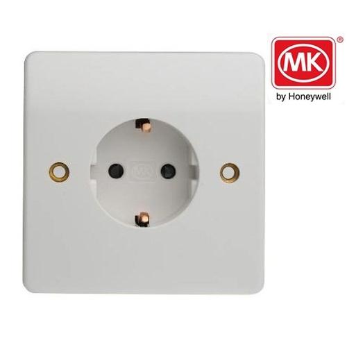 Jual MK Stop Kontak Schuko 16A Wall Socket Dinding Outlet 2 Lubang ...