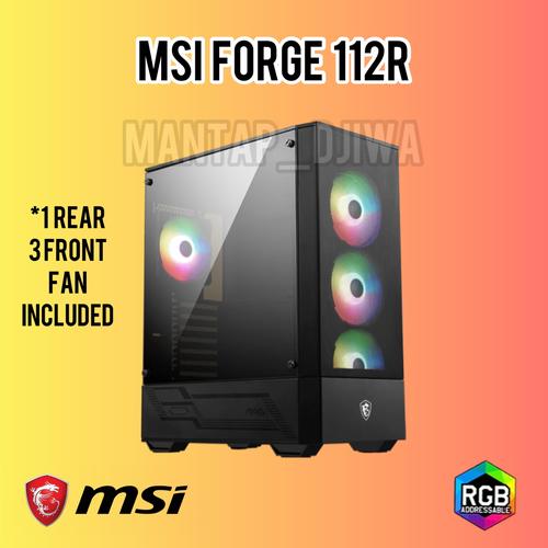 Jual MSI MAG Forge 112R 111R 110R ARGB Fan Case Casing Chassis MATX ATX ...
