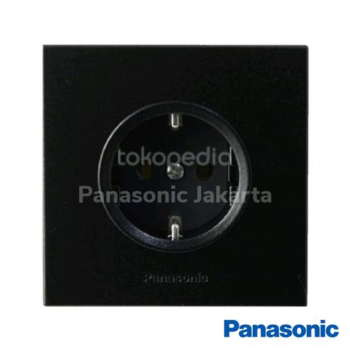 Jual Panasonic Stop Kontak Hitam CP 1 Gang WESJP1121B Style-e - Jakarta ...