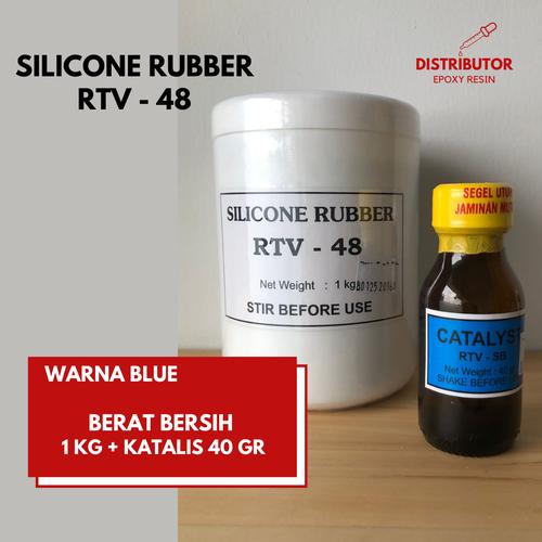 Jual Bahan cetakan silikon Silicone Rubber RTV- 48 1 Kg + Katalis 40gr ...