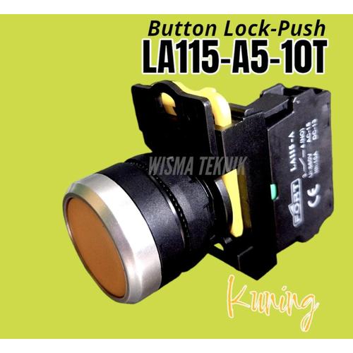 Jual PUSH BUTTON YELLOW NO PUSH LOCK RELEASE FORT LA115-A5-10T - Jakarta Timur - Wisma Teknik ...