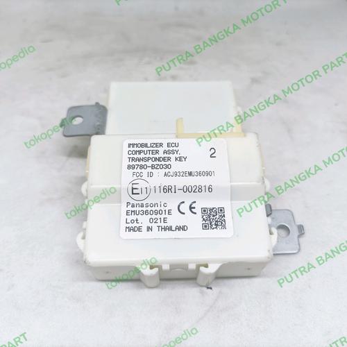 Jual Ecu Computer Immobilizer Agya Sigra Calya Ayla 89780-BZ030 ...