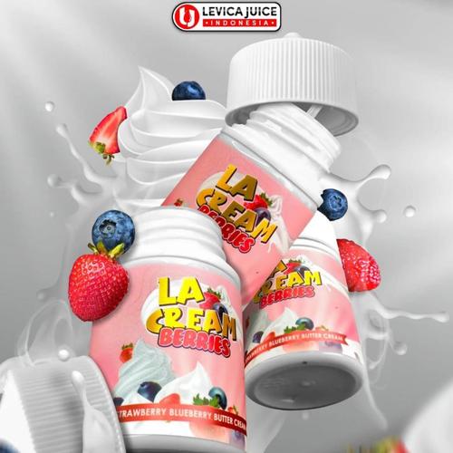 Jual LA CREAM BERRIES 60ML by LEVICA JUICE INDONESIA LIQUID - 3MG 60ML ...
