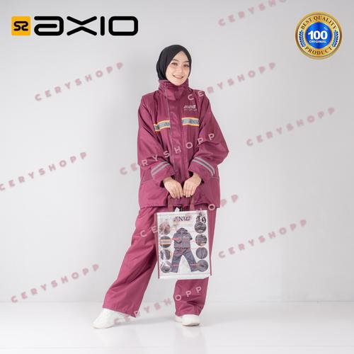 Jual Jas hujan axio original europe 882 XL,XXL,XXXL - XXL, maroon ...