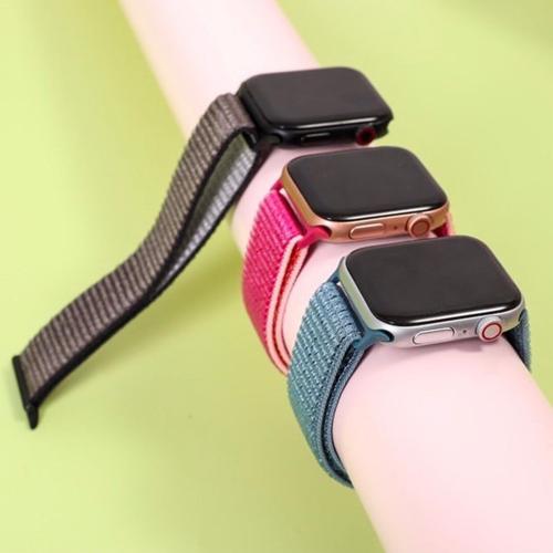 Jual STRAP IWATCH SPORT LOOP NYLON APPLE WATCH SERIES 5 44MM 40MM TALI ...