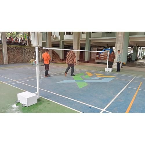Jual Tiang Badminton portable standart include net bagus dan murah ...