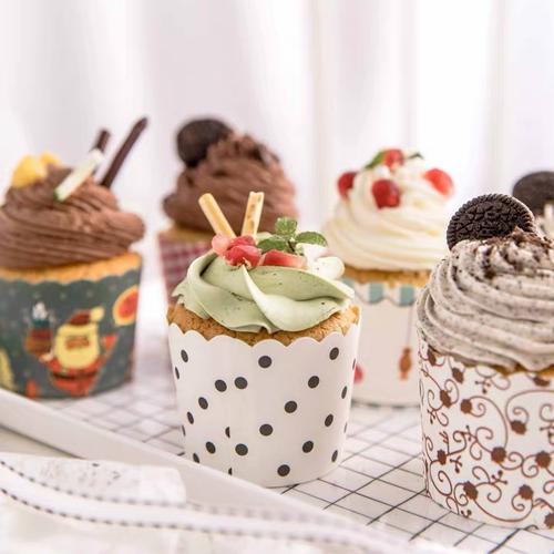 Jual CPR71 Cake Case Paper Round 7 cm Tempat Cupcake Muffin Alas Baking ...