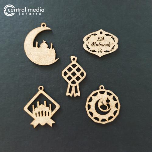 Jual Gift Tag Kayu Hampers Idul Fitri Hang Tag Gantungan Parsel Ramadan ...