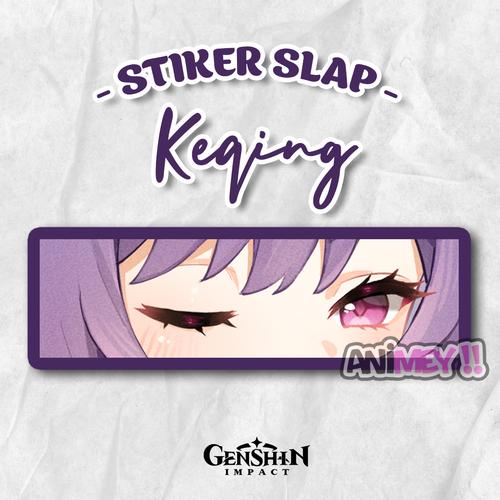 Jual Stiker Slap Keqing genshin impact / Sticker Slap Anime Waterproof ...