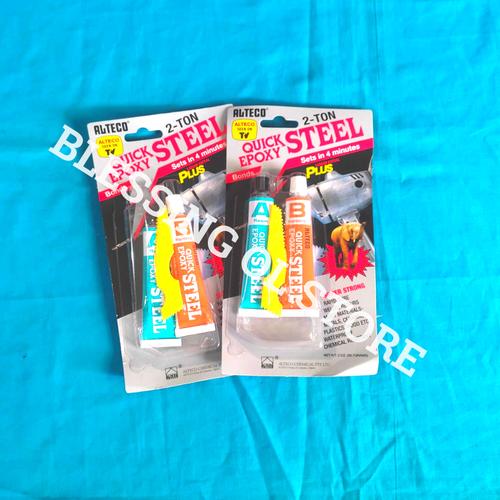 Jual Lem Alteco 2 Ton Quick Epoxy Steel 4 minutes / lem besi alteco ...