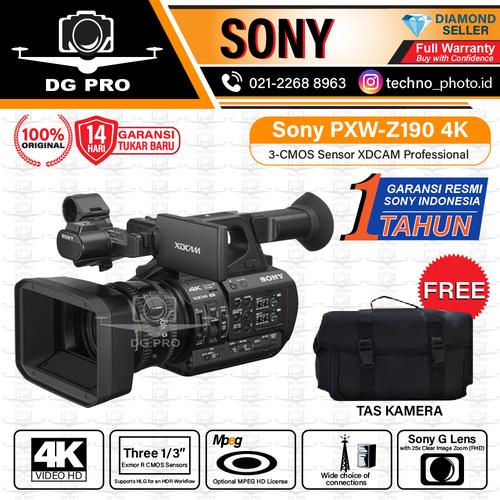 Jual Camcorder Sony PXW-Z190 4K 3-CMOS Sensor XDCAM Professional Resmi ...