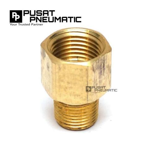 Jual Vlock Sock / Vlok sok kuningan 1/8" Male x 3/8" Female - Jakarta ...