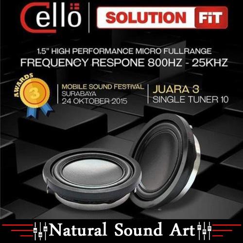 Jual Cello Solution Fit High Performance Micro Fullrange - Jakarta ...