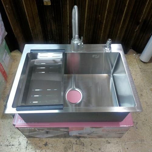 Jual kitchen sink INOBE 6045 bak cuci piring stainless kotak model ...