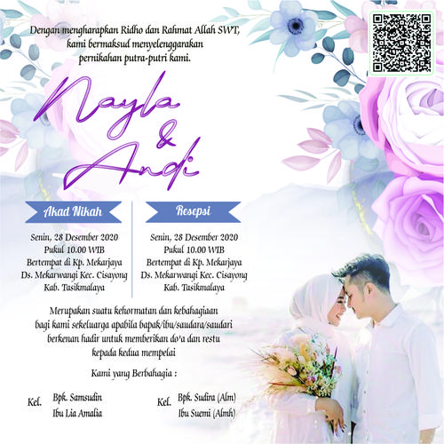 Jual Undangan Syukuran / Undangan Nasi Kotak / Undangan Besek - 10, Art ...