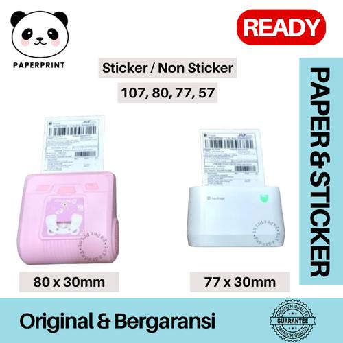 Jual KERTAS THERMAL STICKER A3 A6 A9 Peripage Paperang P1 P2S C1 - A6 ...