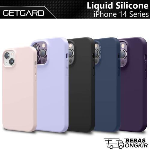Promo Soft Case iPhone 14 Pro Max Plus Getgard Colors Liquid Silicone ...