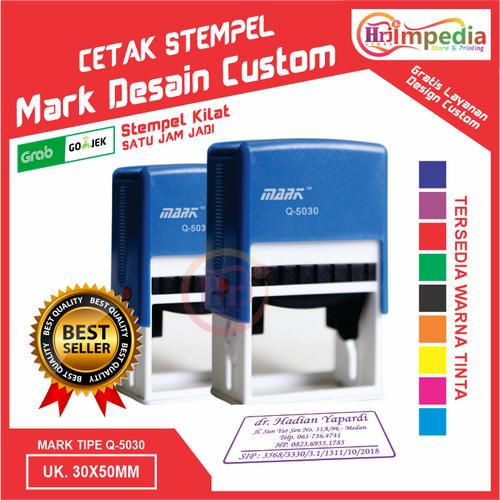 Jual Cetak Stempel Mark Otomatis Warna Desain Custom | Cetak Stempel ...