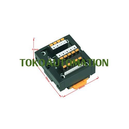 Jual 2 To 5 CH 10A Distribution board Terminal distribusi power supply ...