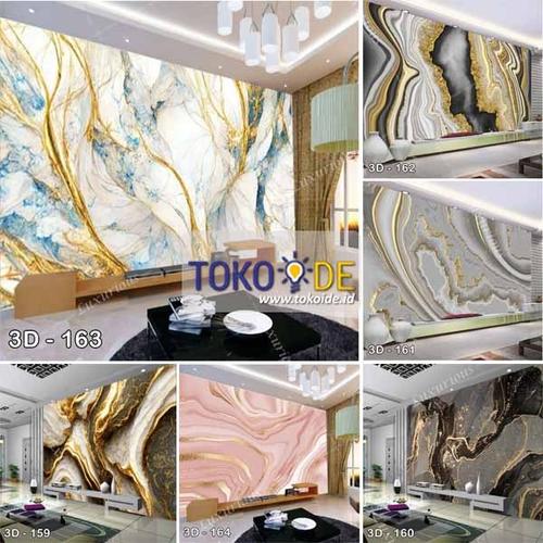 Jual Wallpaper Custom 3D Marble Wallpaper Dinding Marmer Wallpaper ...