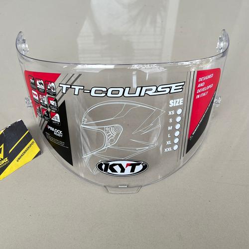 Jual Visor KYT TT Course Clear / Visor TTC Flat - CLEAR - Kab. Bogor ...