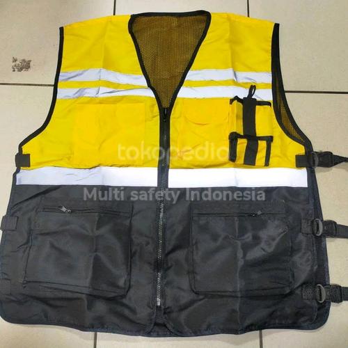 Jual Rompi Safety Pelindo / Rompi Safety / Rompi Safety Taslan Kuning ...