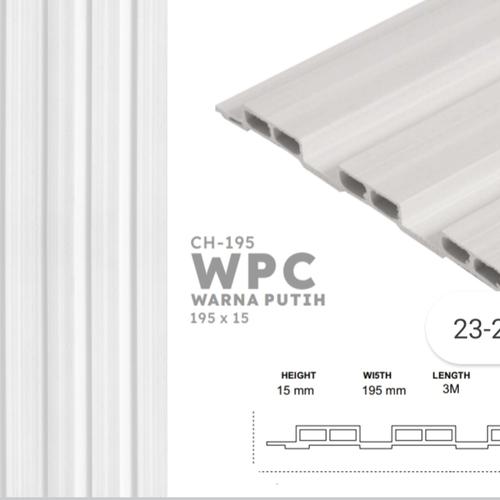 Jual WPC panel 3m x 19,5cm x 1,5cm anti air dan rayap Per lembar 3m ...