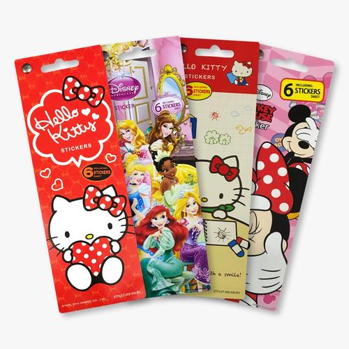Jual Sticker set 6 sheets Karakter Disney original stiker anak Adinata ...